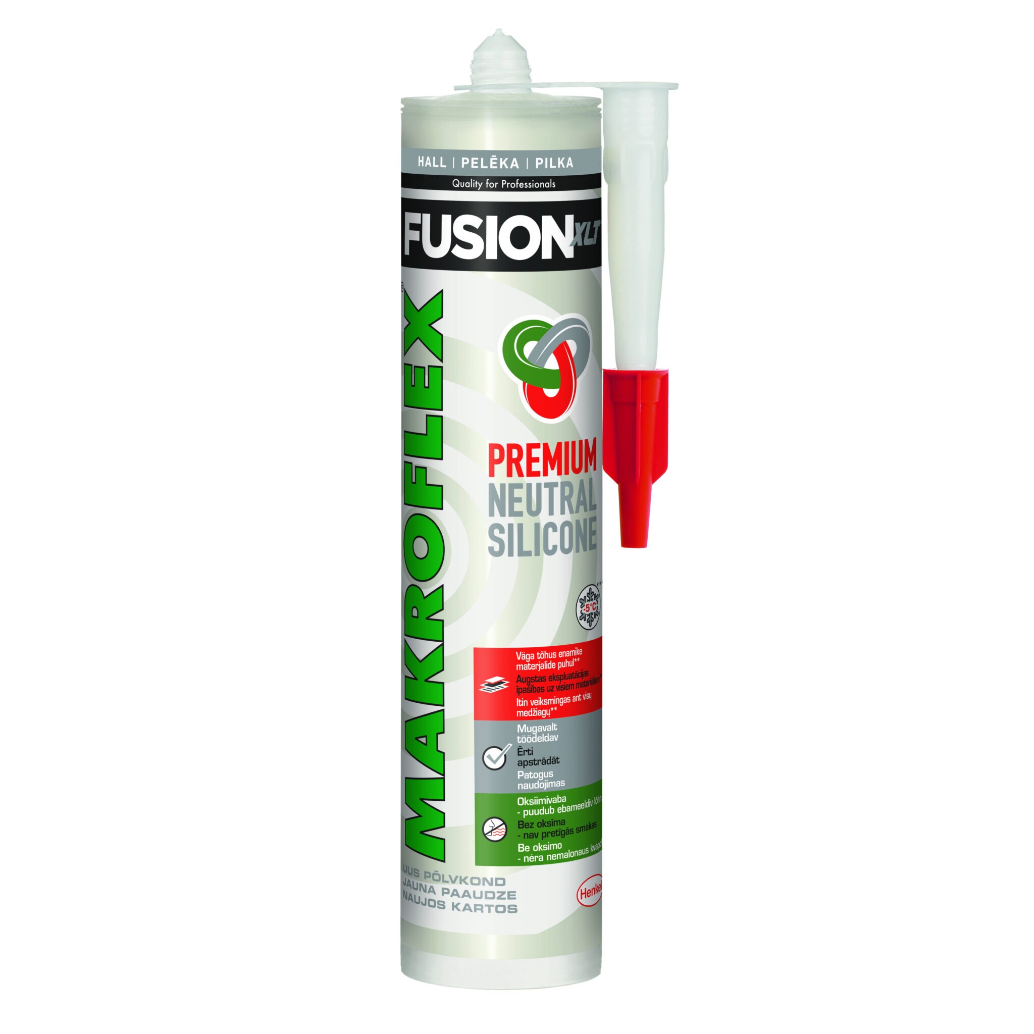 NEUTRAALNE SILIKOON MAKROXLEX FUSION GREY 280ML - Ehitusmaterjalide ...